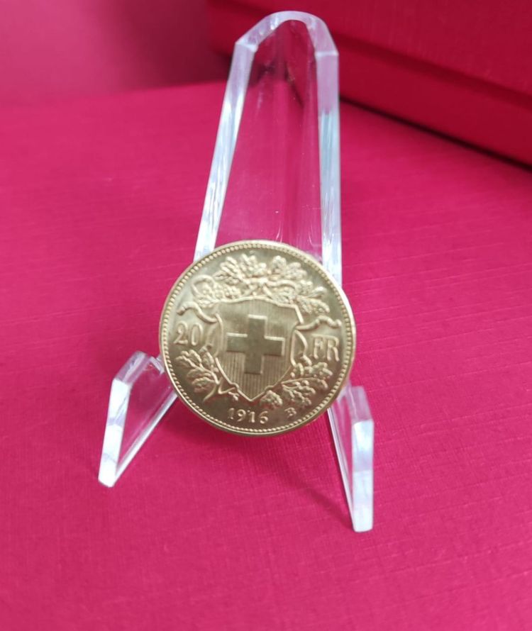 Moneda 20 Francos 1916 Suiza – Goldenart