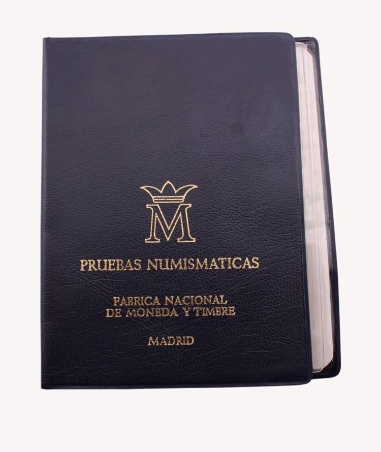 Lote de 4 Monedas Numismáticas de prueba de 25, 5 y 1 pesetas